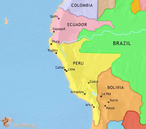 Los países andinos LA GEOGRAFÍA 11th Grade Quiz | Quizizz
