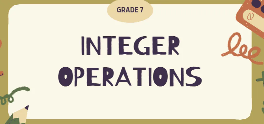 ADDING AND SUBTRACTING INTEGERS Quiz