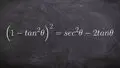 Learn how to verify an identity squaring a binomial 11th Grade ...