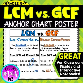 GCF and LCM Quiz