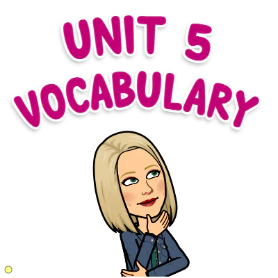 Unit 5 Vocabulary Review 6th Grade Quiz | Quizizz