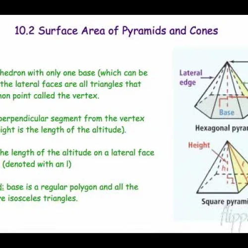 Surface Area of Cones and Pyramids 10th Grade Quiz | Quizizz