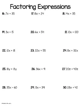 Factoring Questions 9th Grade Quiz | Wayground