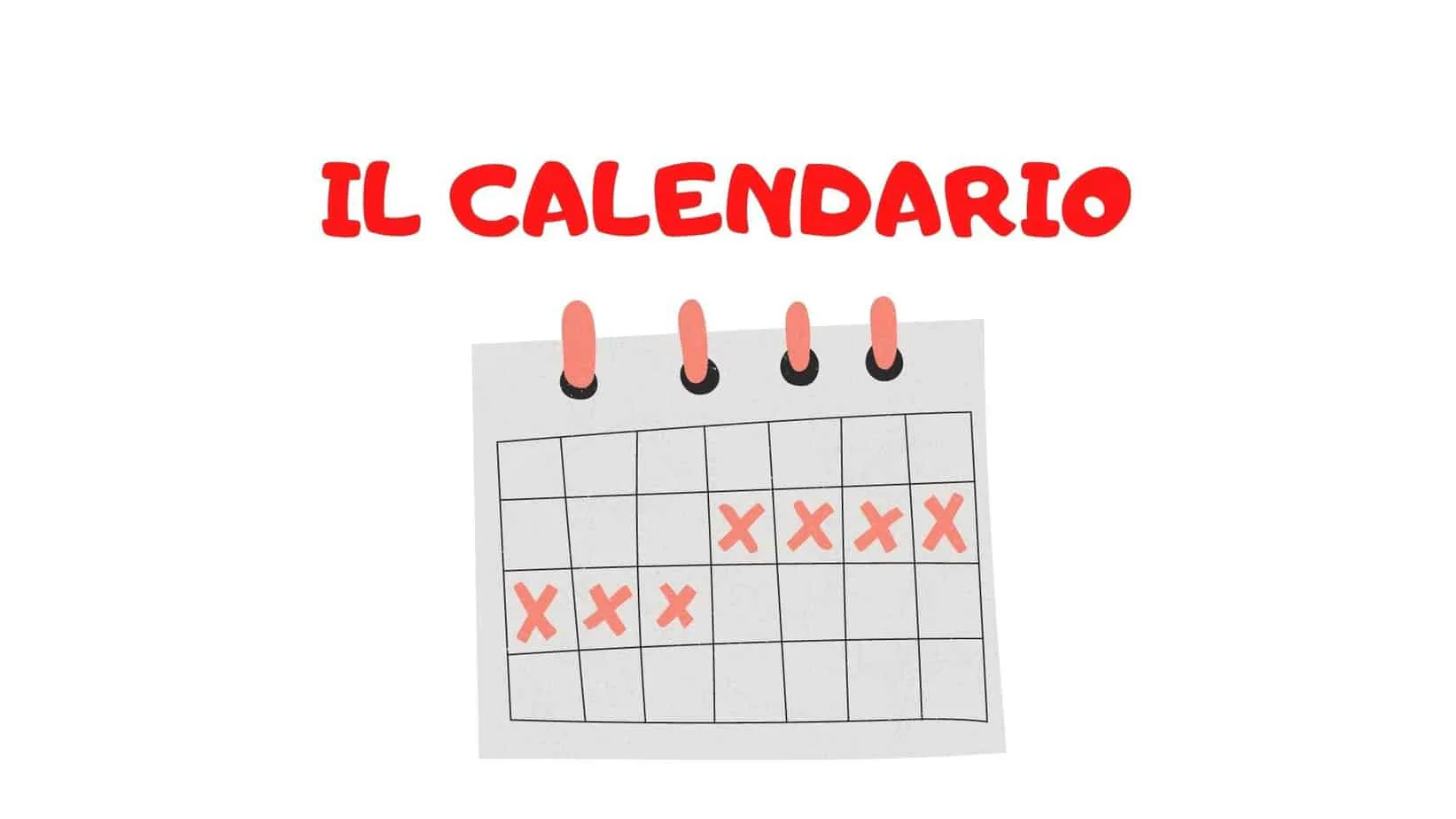 il calendario Flashcards