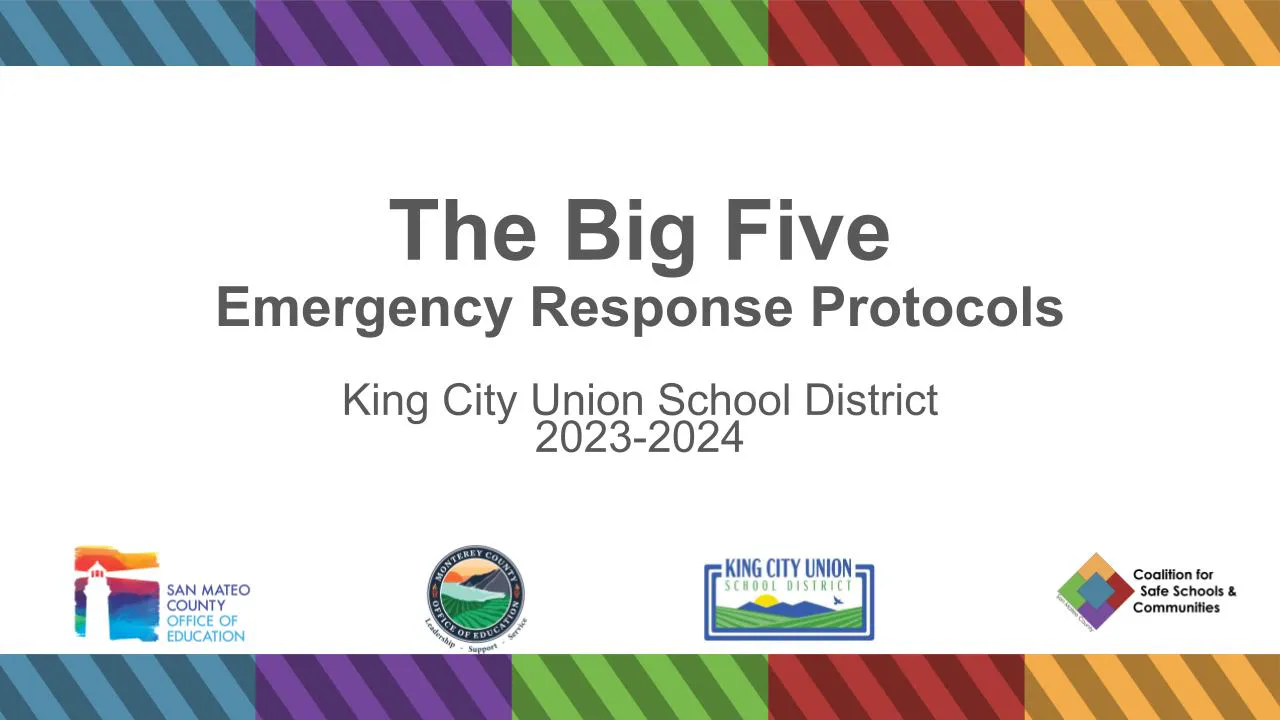 The Big Five: Emergency Response Protocols Quiz
