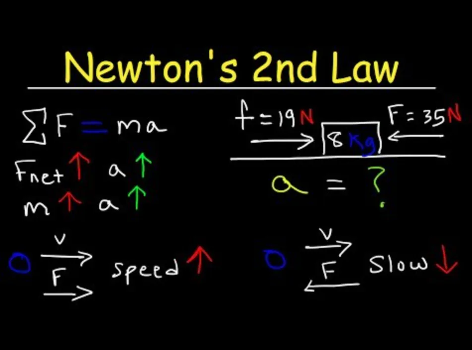 Newton's Second Law Questions - Assessment