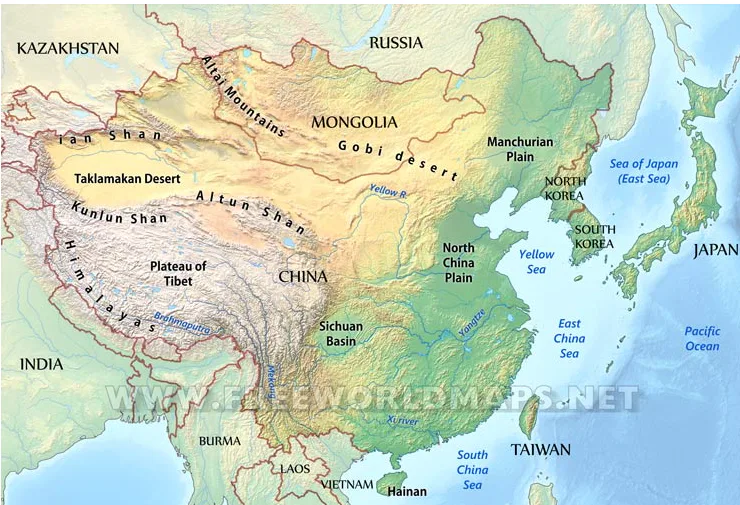 East Asia geography Quiz