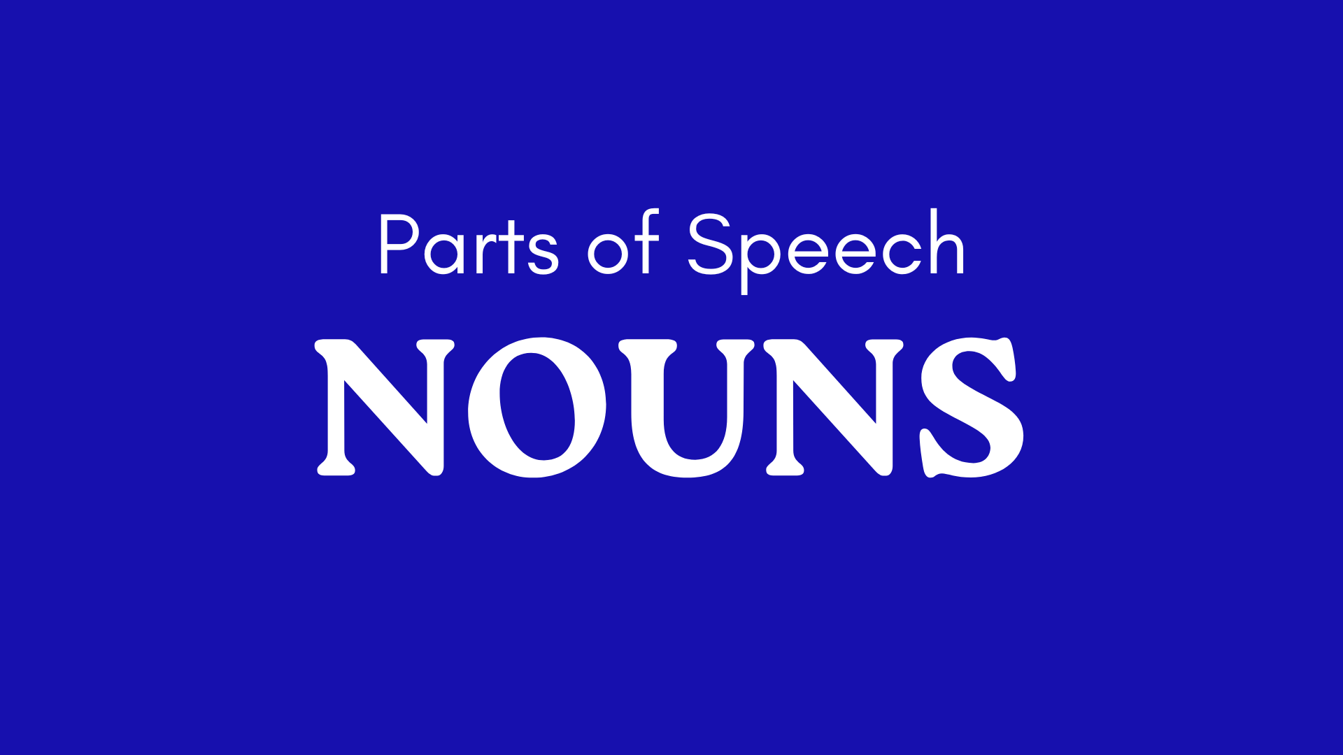 Nouns: Plurals and Possessives Quiz Quiz