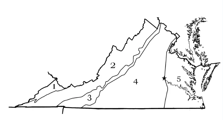 Virginia Studies Geography review Flashcards