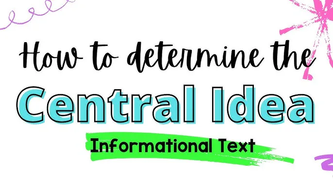 Identifying Central Ideas and Key Details Flashcards