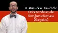 Subordinating Conjunctions Rules in German - 3 Minuten Deutsch #53 10th ...