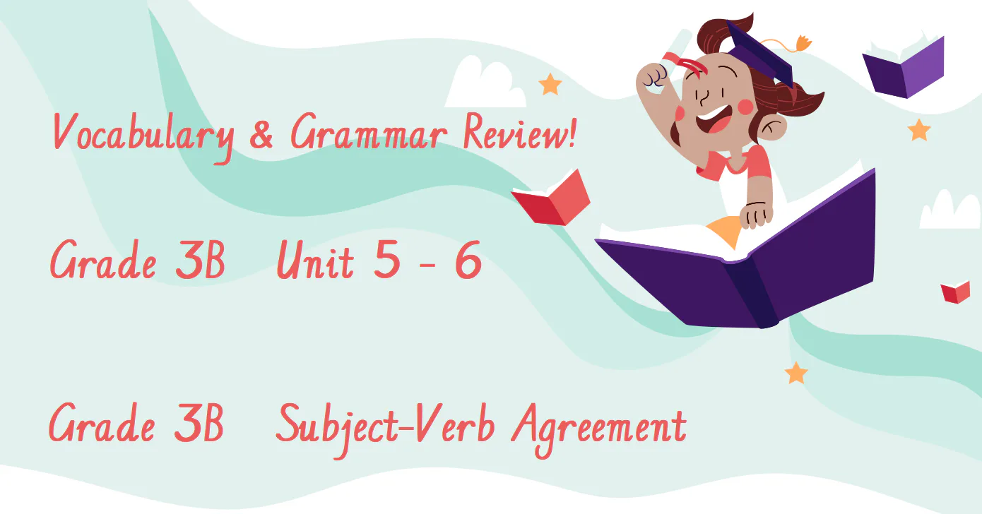 U5&U6 Vocabulary & SVA 1st - 5th Grade Quiz | Quizizz