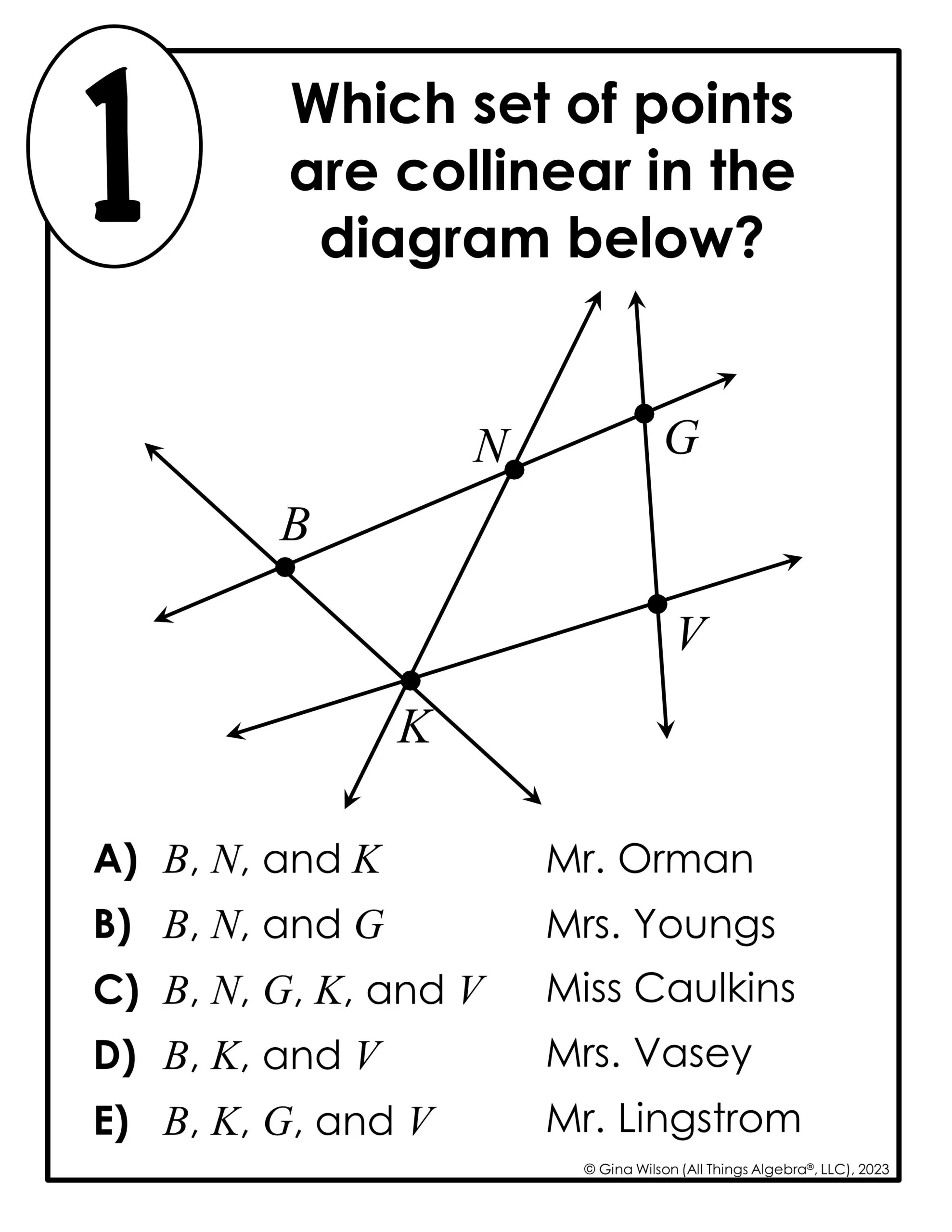 Points, Lines, and Planes 10th Grade Quiz | Quizizz