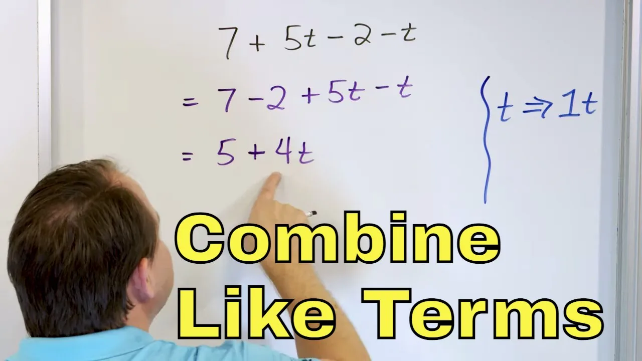 Combine Like Terms Check In Quiz