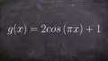 Graphing the Cosine Graph with Vertical Shift Interactive Video