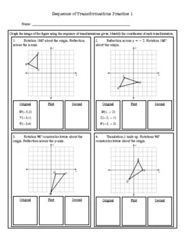 Sequence of Transformations Quiz