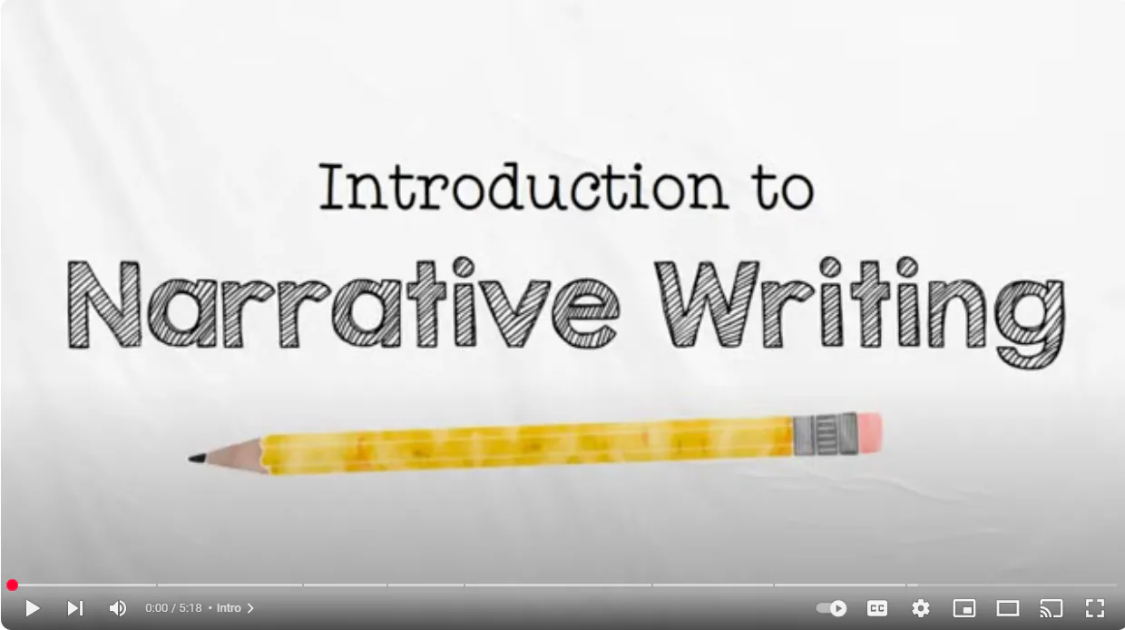 Understanding Narrative Writing Basics Quiz