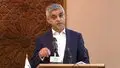 Sadiq Khan makes a speech at Regent's Park Mosque Interactive Video