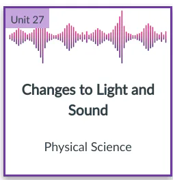 Unit 27 Changes to Light and Sound-ULS 9th - 12th Grade Quiz | Quizizz
