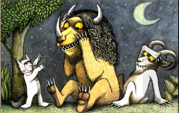 Where the wild things are - Book Flashcard