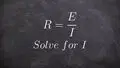 Solving a literal equation with a variable on the bottom 11th Grade ...