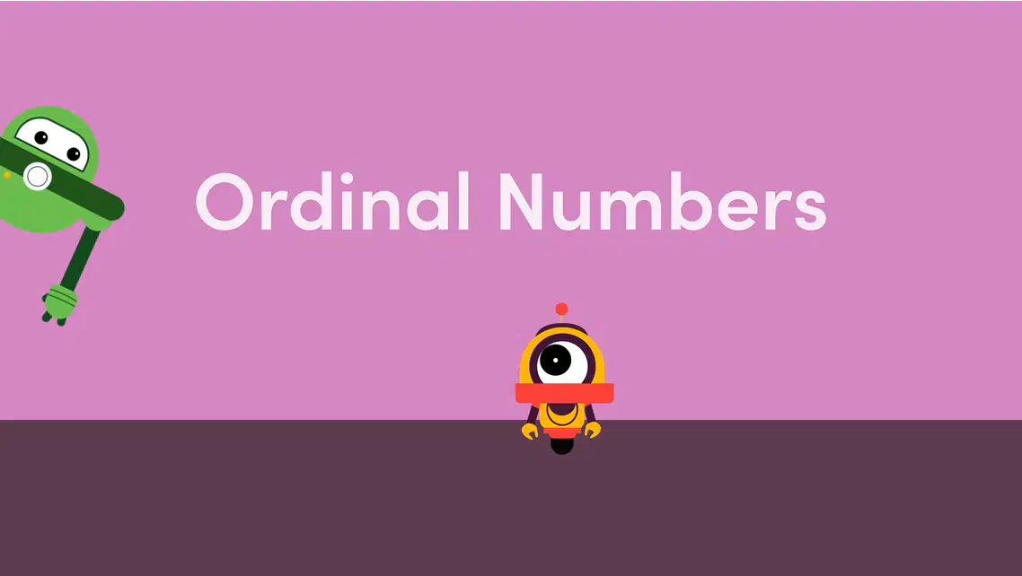 ORDINAL NUMBER Quiz