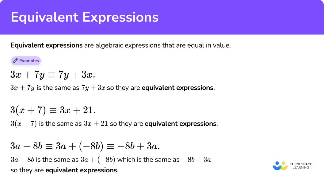 Grade 7 Equivalent Expressions Quiz