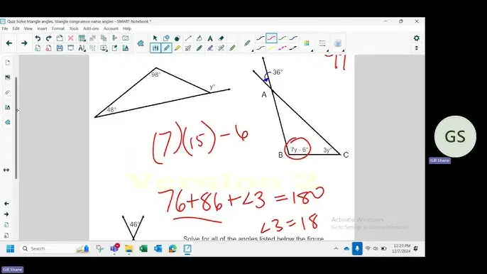 Angles Retake 8th Grade Quiz | Quizizz