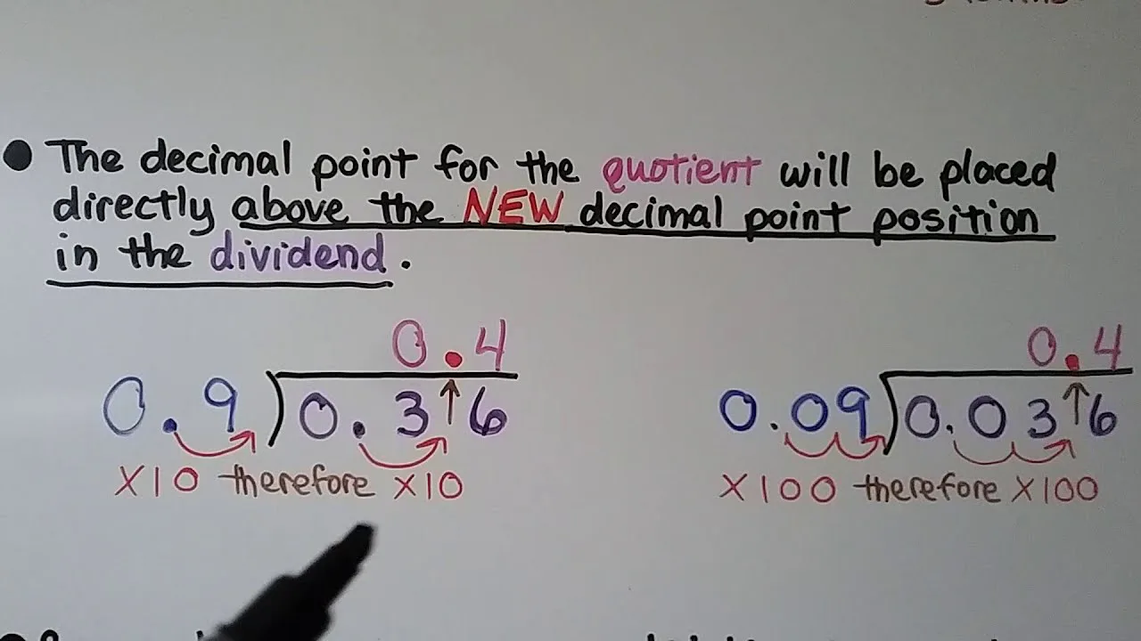Quotients With Decimals Quiz