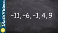 Math tutorial for how to find the common difference of a sequence ...