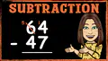 Column Subtraction: Subtracting 2-Digit Numbers Interactive Video
