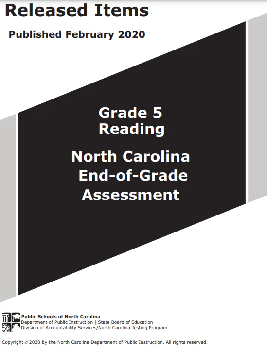 NC Released Grade 5 Reading EOG 5th Grade Quiz | Quizizz