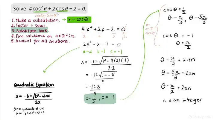 Solving a Trig Equation Quiz