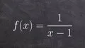 Learn how to determine asymptotes and domain of a reciprocal function ...
