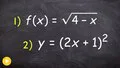 How to find the inverse of functions by using restrictions 11th Grade ...