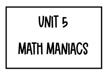 Unit 5 Math Maniacs 8th Grade Quiz | Wayground