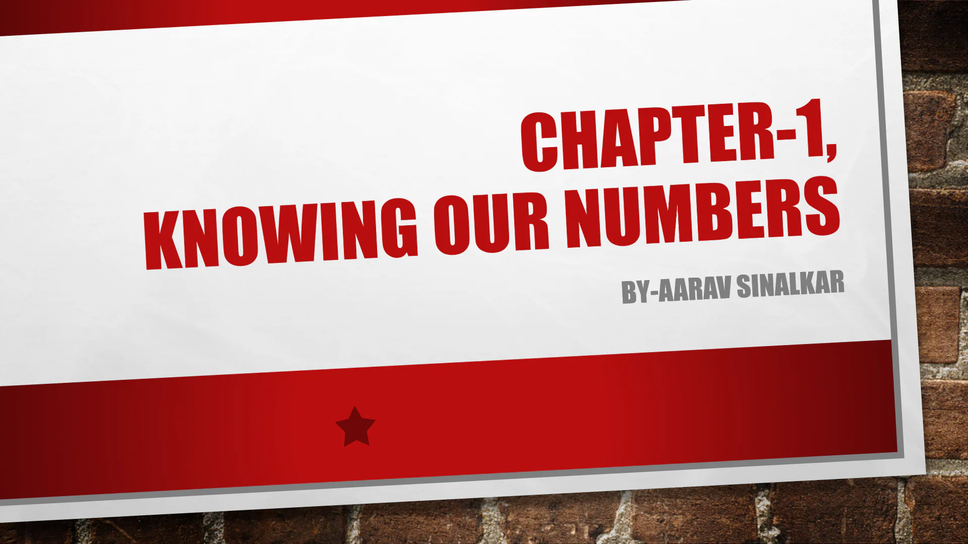 Chapter-1,Knowing Our Numbers Quiz