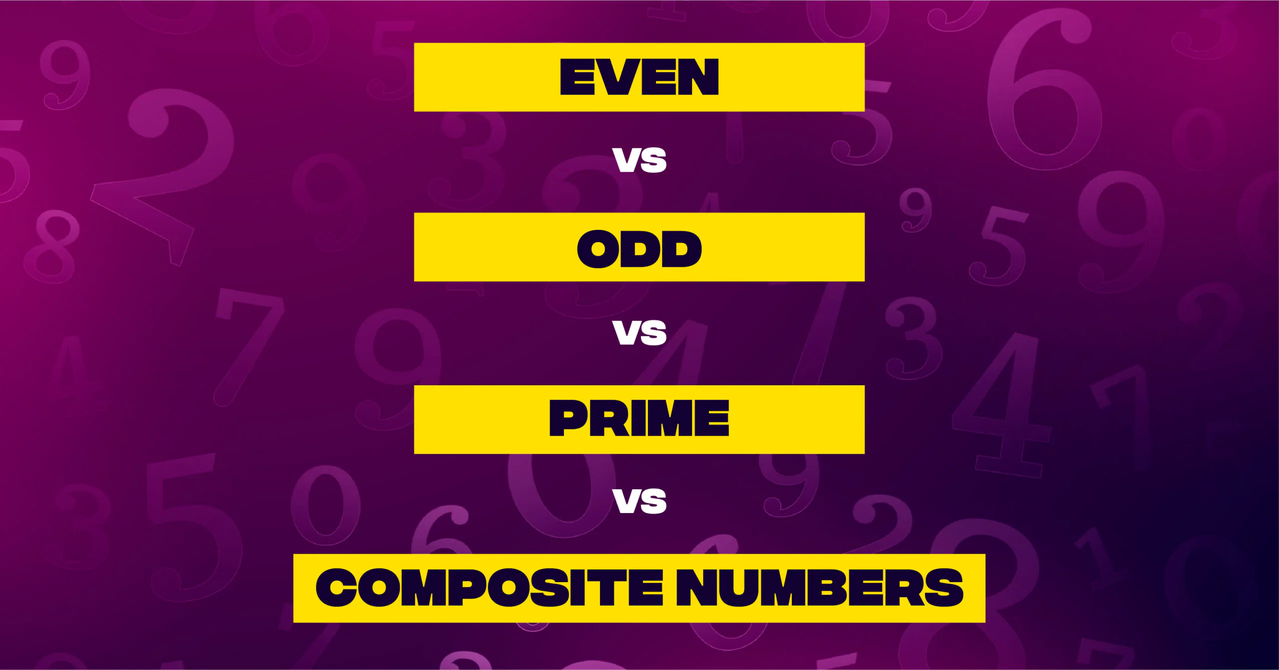 Prime Composite Even Odd Quiz