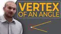 What is the vertex of an angle? Interactive Video
