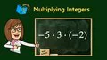 Multiplying Integers with Examples 10th Grade - University Video ...