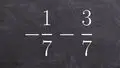 How to determine the difference between two fractions with same ...