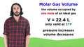 Molar Gas Volume: Stoichiometry With Gases 11th Grade - University ...