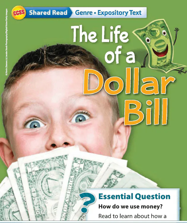 The Life of a Dollar Bill 2nd Grade Flashcard | Wayground (formerly ...