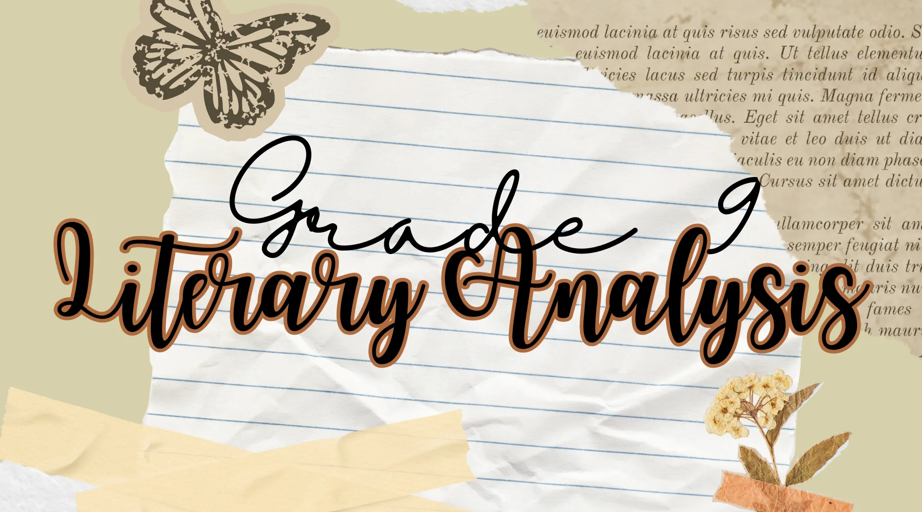 Understanding Literary Analysis 9th - 12th Grade Quiz | Wayground