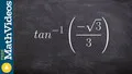 Evaluating Inverse Trigonometric Functions Interactive Video
