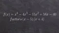 Determining Factors and Listing the Zeros of a Polynomial Using ...