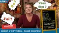 Practise your French Passé Composé ER Verbs 10th - 12th Grade Video ...