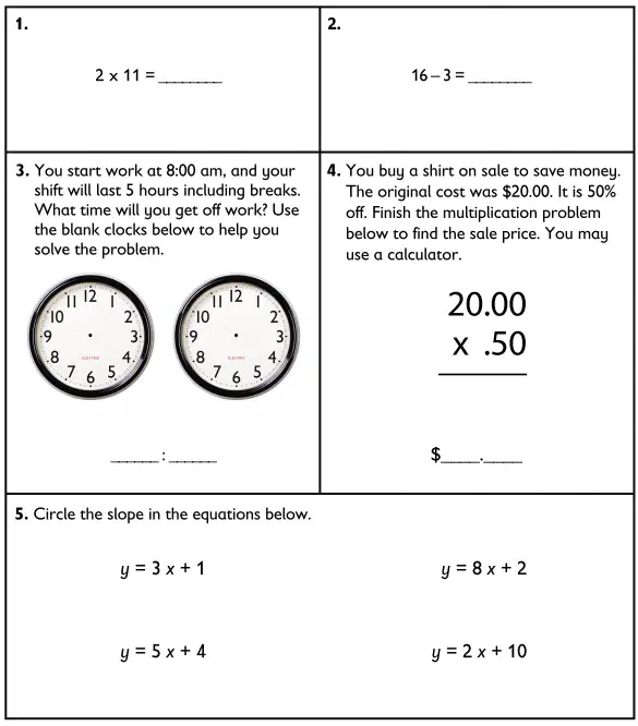 Unit71 Lesson 1 MTH Warm-Up Worksheet 1 Lv 2 12th Grade Quiz ...