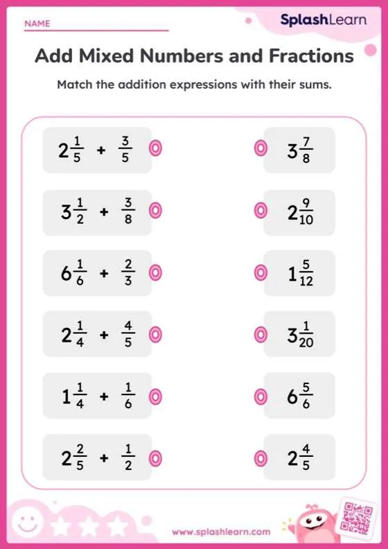 Adding Mixed Numbers 5th Grade Quiz | Quizizz
