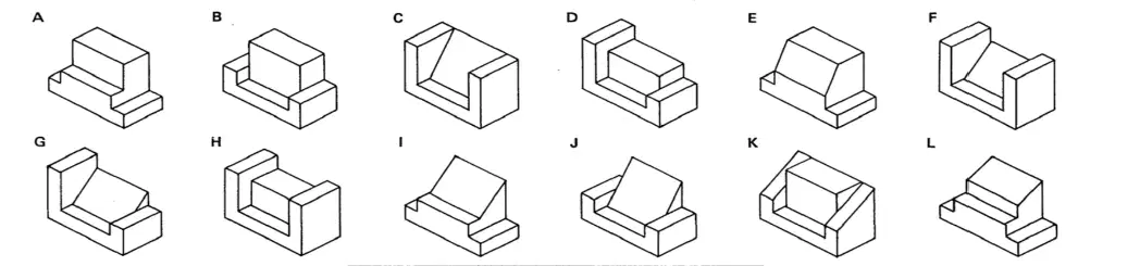 Checkpoint 2: Orthographic & Isometric Views Flashcards